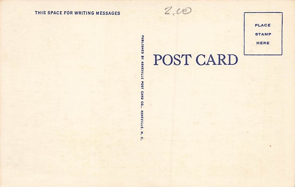 Postcard Carl Augustus Rudisill Library Lendit Rhyne College Hickory NC ...