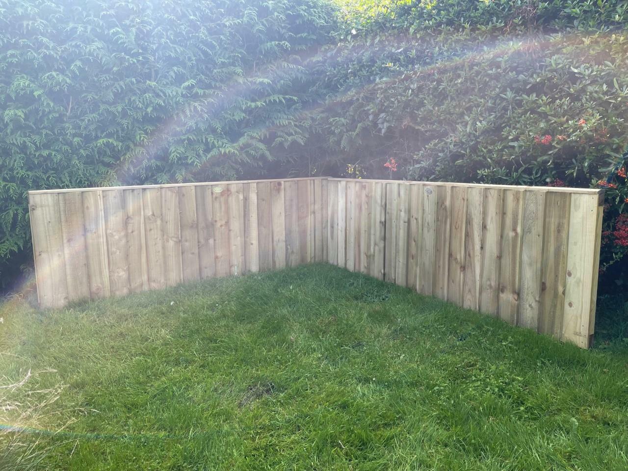 New 6ft x1ft Strong Fully Framed Feather Edge Fence Panel Garden 183cm ...