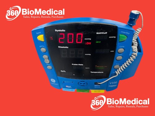 GE Dinamap Carescape V100 Patient Monitor NIBP Temp Massimo SpO2 | eBay