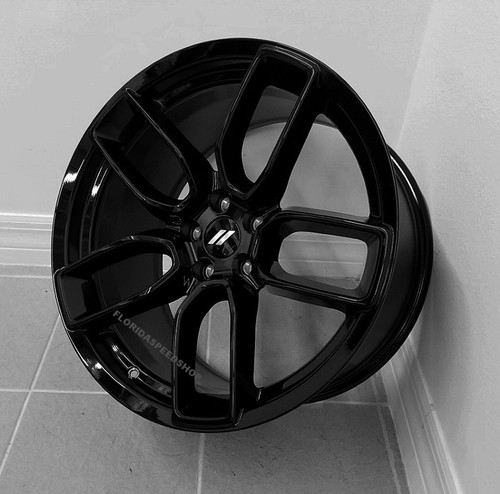 Dodge Hellcat Widebody Gloss Black Wheels SET 20x9.5/20x10.5 Challenger ...