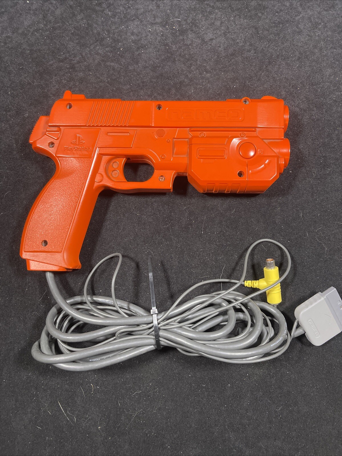 Namco Guncon Light Gun (PlayStation 1 PS1, NPC-103, Orange) Tested ...