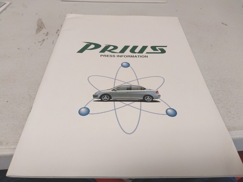 1998 TOYOTA PRIUS PRESS INFORMATION Original Sales Brochure | eBay ...