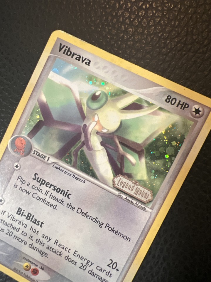 # Pokémon TCG Vibrava Legend Maker 46/92 Reverse Holo Vintage 2006 LP | eBay