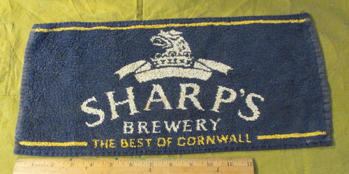Sharp's Brewery the best of Cornwall Beer bar mat towel | eBay