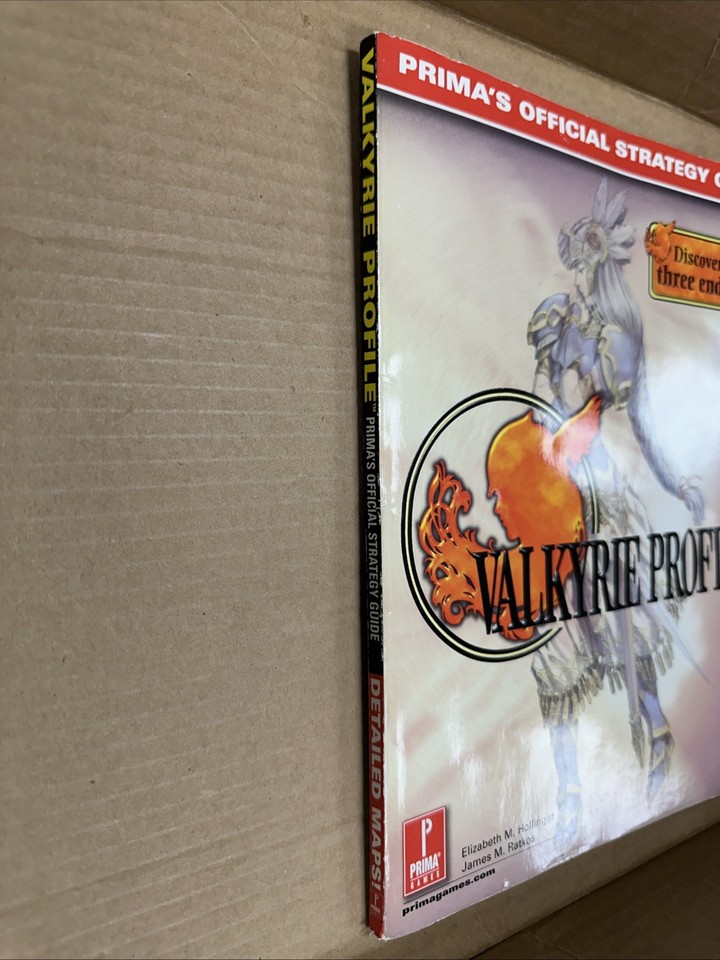 Valkyrie Profile Prima's Official Strategy Guide PS1 2000 Enix Sony ...
