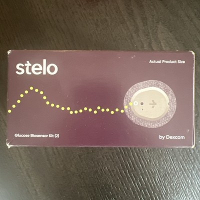 Stelo Glucose Biosensor Kit (2 Pack Sensors) Exp 11/2026 - New/Sealed ...