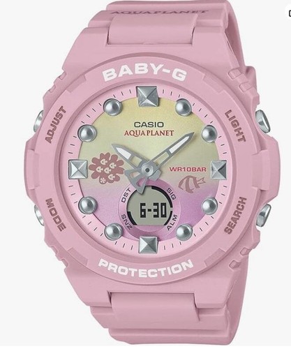 CASIO BABY G Aqua Planet Collaboration Model Pink | eBay