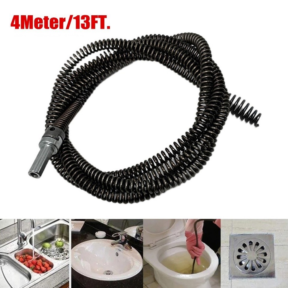 Pipe Dredging Spring Electric Drill Connector Pipeline Clogged Remover ...