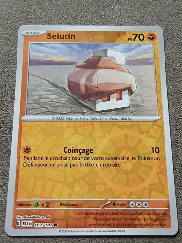 Carte Pokemon Selutin ⚫️ 102/182 Reverse 2023 | eBay