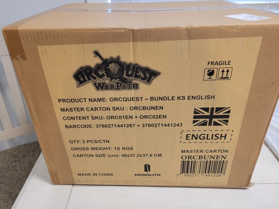 OrcQuest Warpath Resurrection All-In Kickstarter Board Game Monolith ...