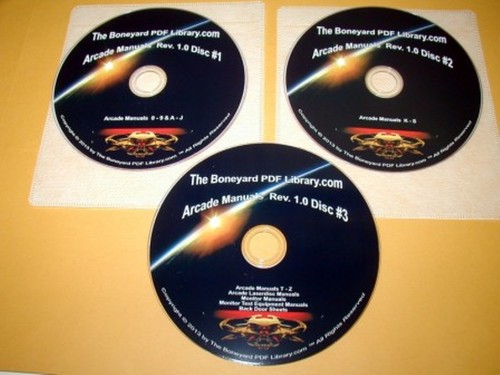 Arcade Manuals On DVD (3 Disc Set) | eBay