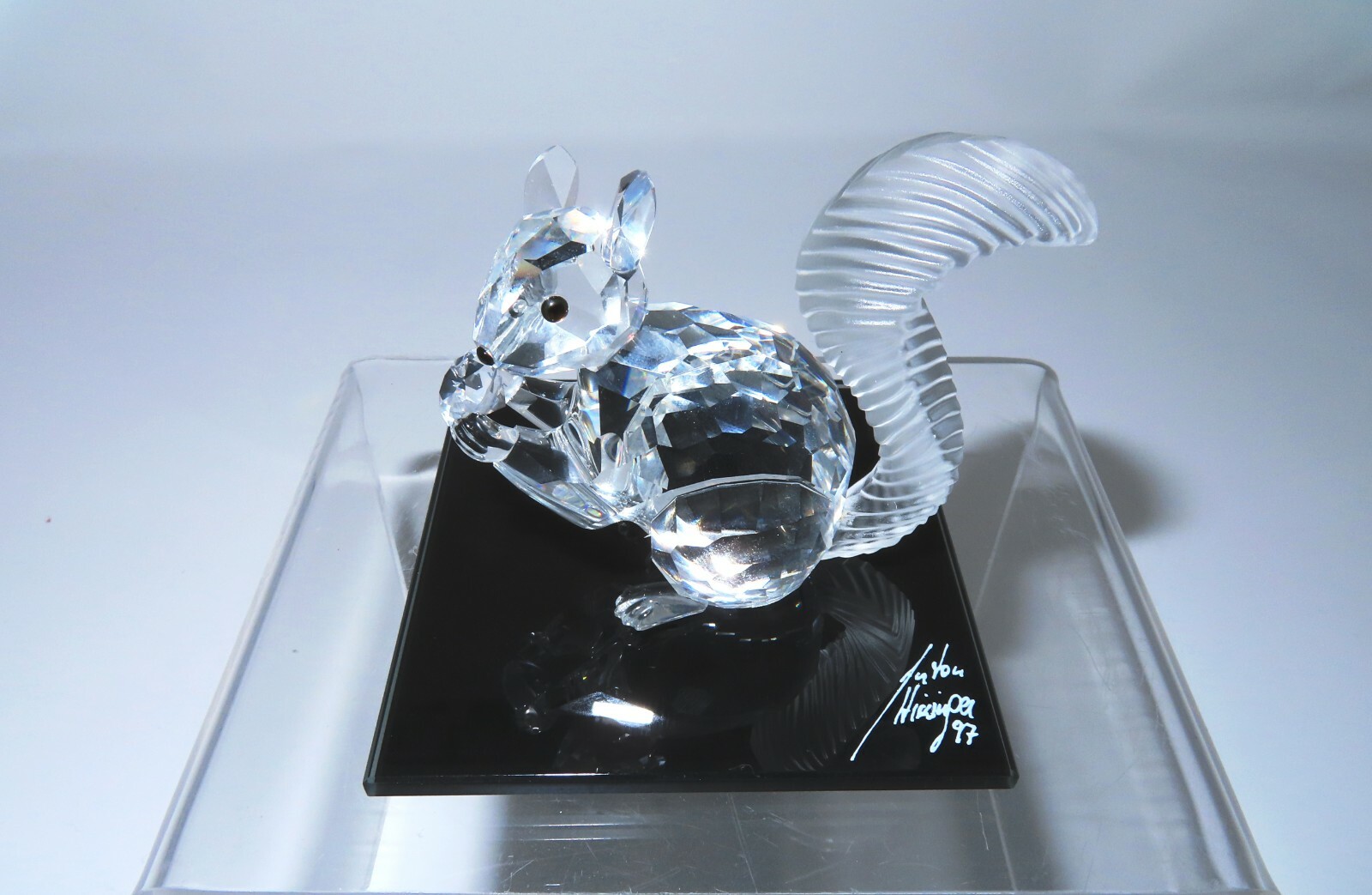 Swarovski Crystal Squirrel Figurine SCS 10th Anniversary Edition 1987 ...