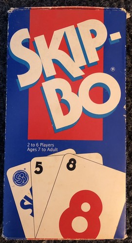Vintage 1993 Mattel Skip Bo Card Game Made In USA Ages 7+ | eBay