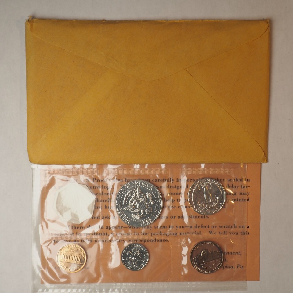 1964 Silver Proof Set - Flat Pack 5 Coin Set - FREE SHIPPING! - FP57 | eBay