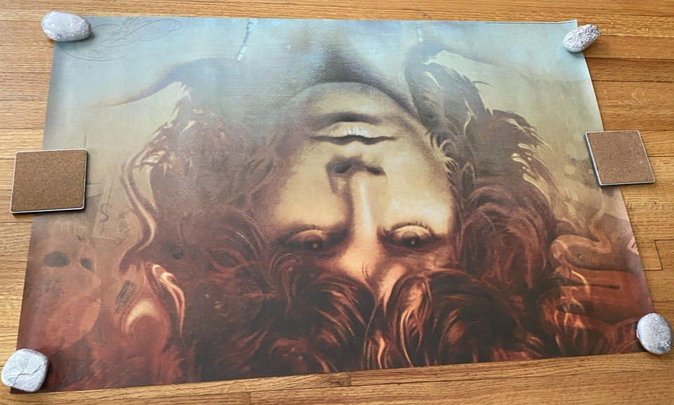 Spirit Of Jim Morrison Original Vintage Poster The Doors Wizard ...