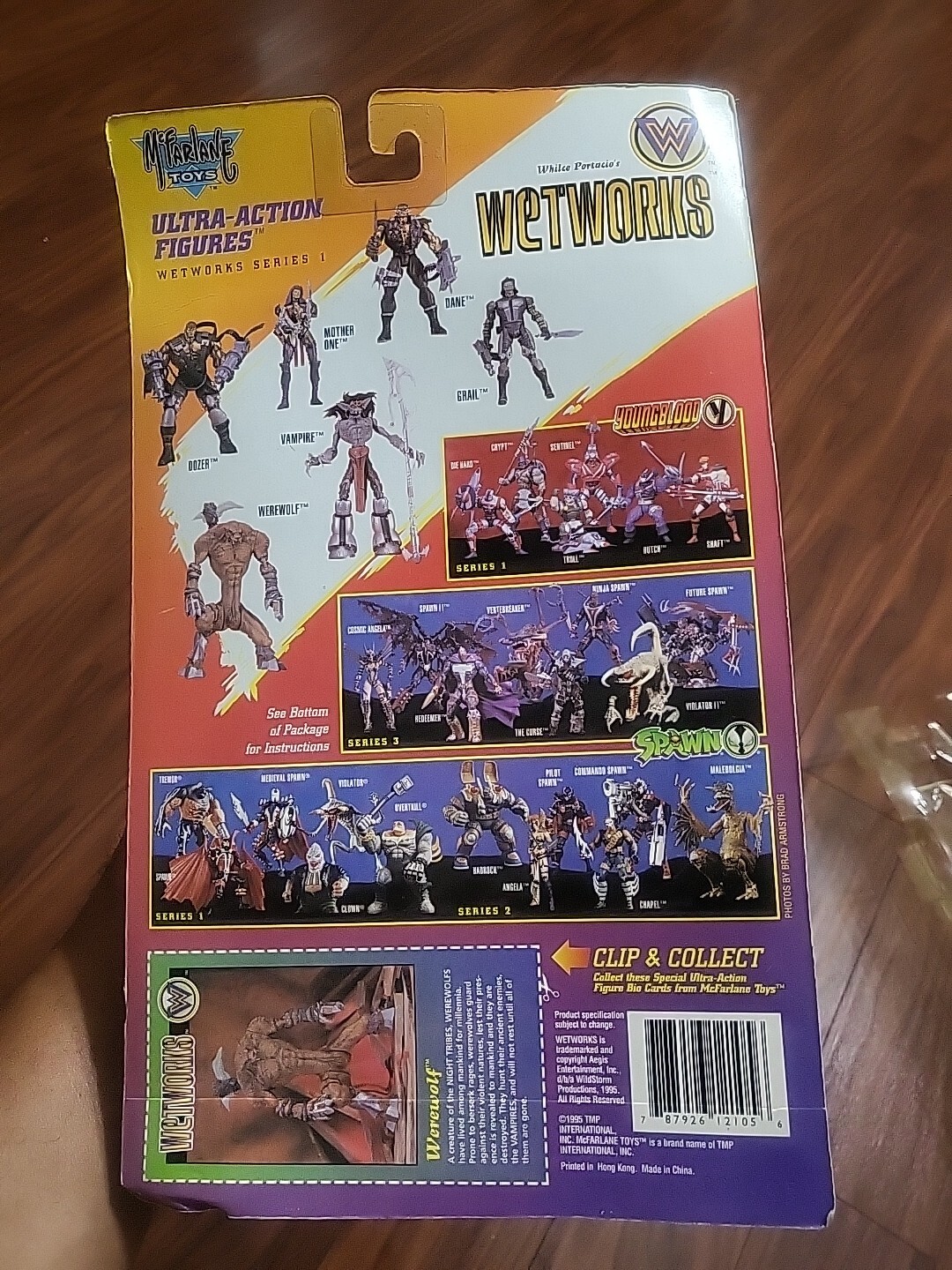 1995 McFarlane Toys Spawn Series 1 Wetworks Werewolf Ultra Action ...