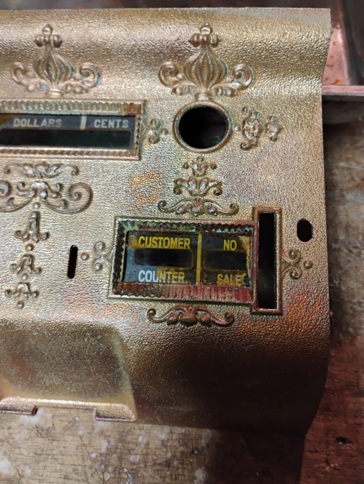 1 National Cash Register Brass Dust Cover Model 313 and Others NCR | eBay