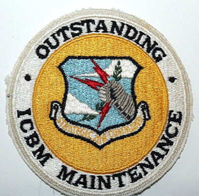 USAF Strategic Air Command SAC Outstanding ICBM Maintenance Full ...