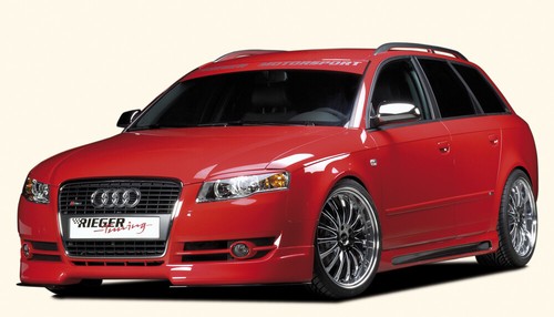 Rieger 55220 for Audi A4 (8E) B7 04-08 Front Spoiler Lip (non S-Lline ...