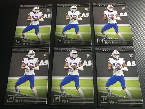 2020 Chronicles NFL Gabriel Davis Bills 6-Card Panini Authentic Rookie ...