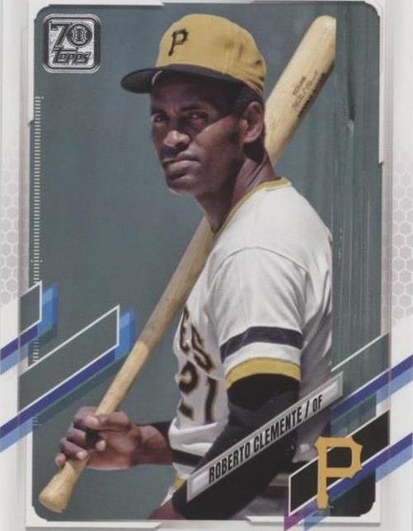 2021 Topps - Legend Variation Posing with Bat on Shoulder #412 Roberto ...