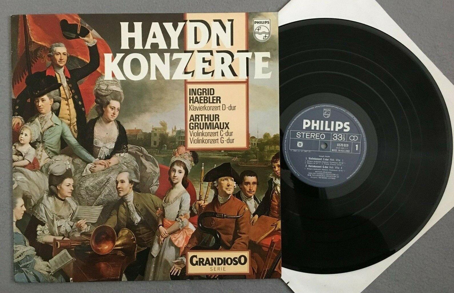 P188 Haydn Concertos Haebler Grumiaux Leppard Goldberg Philips 6570 019 ...