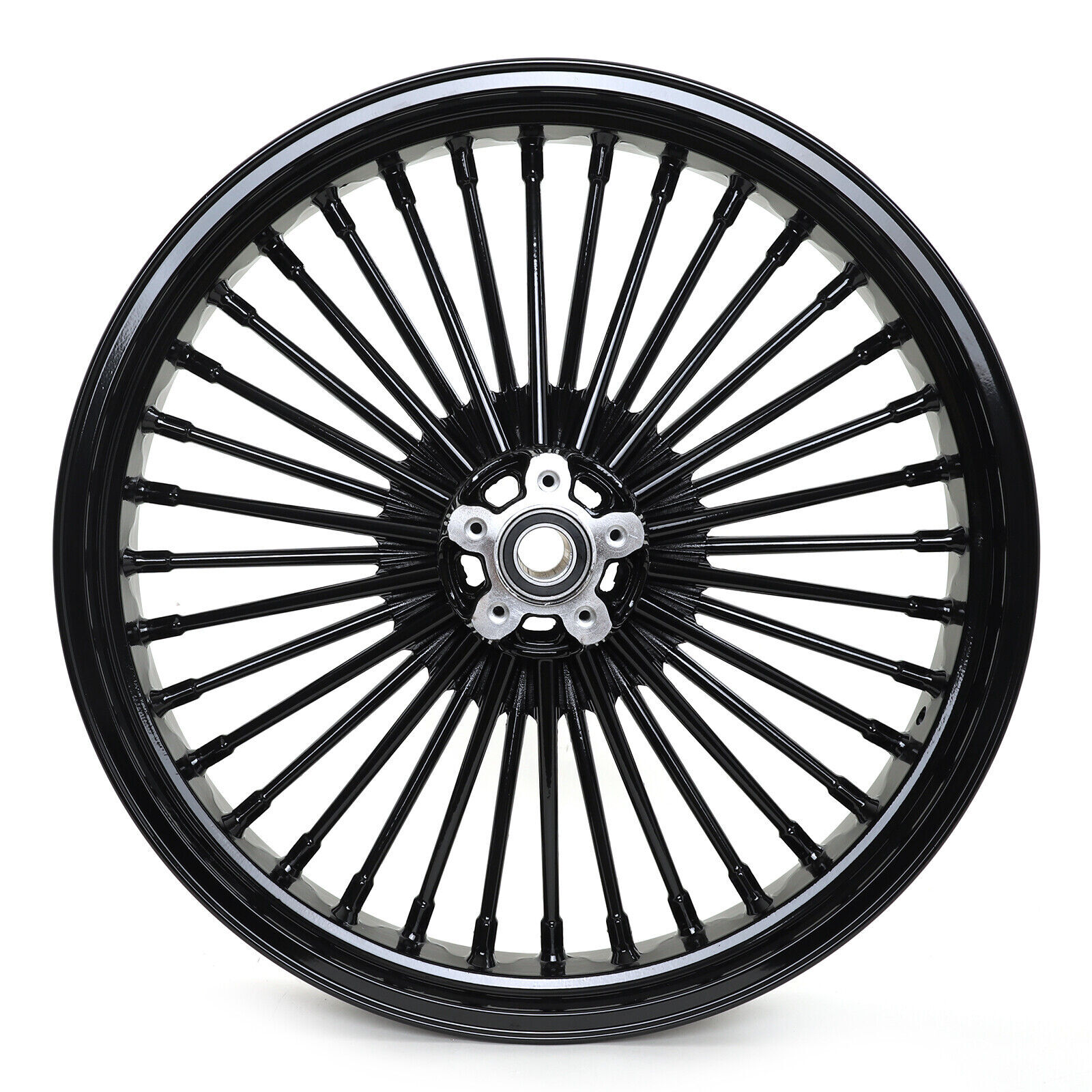 21''x3.5" Fat Spoke Front Wheel Rim for Harley Touring Electra Glide ...
