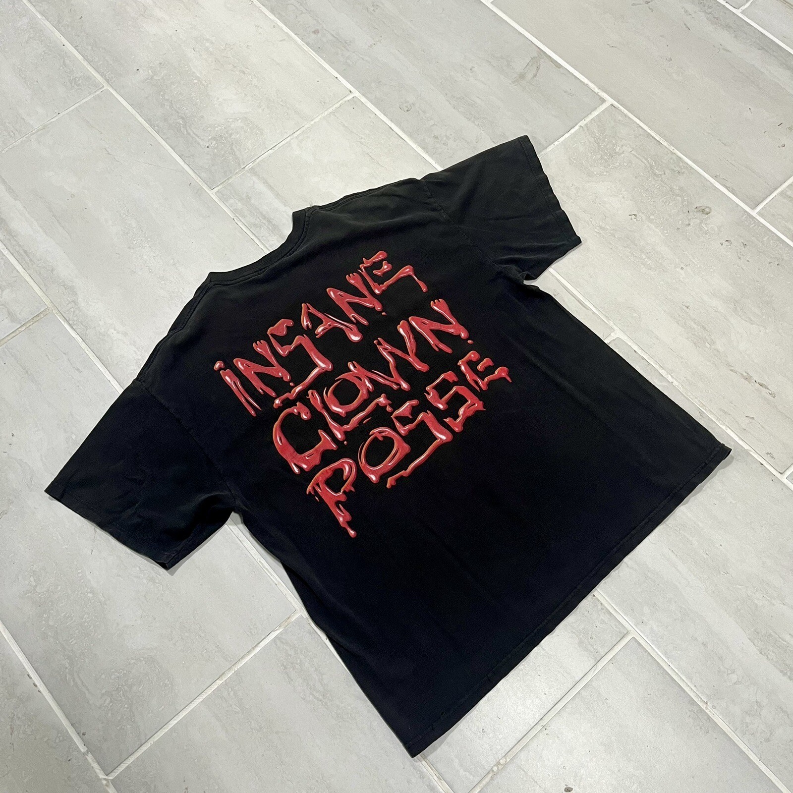 Vtg 90s INSANE CLOWN POSSE ICP Let The Games Begin T-Shirt Hatchet Man ...