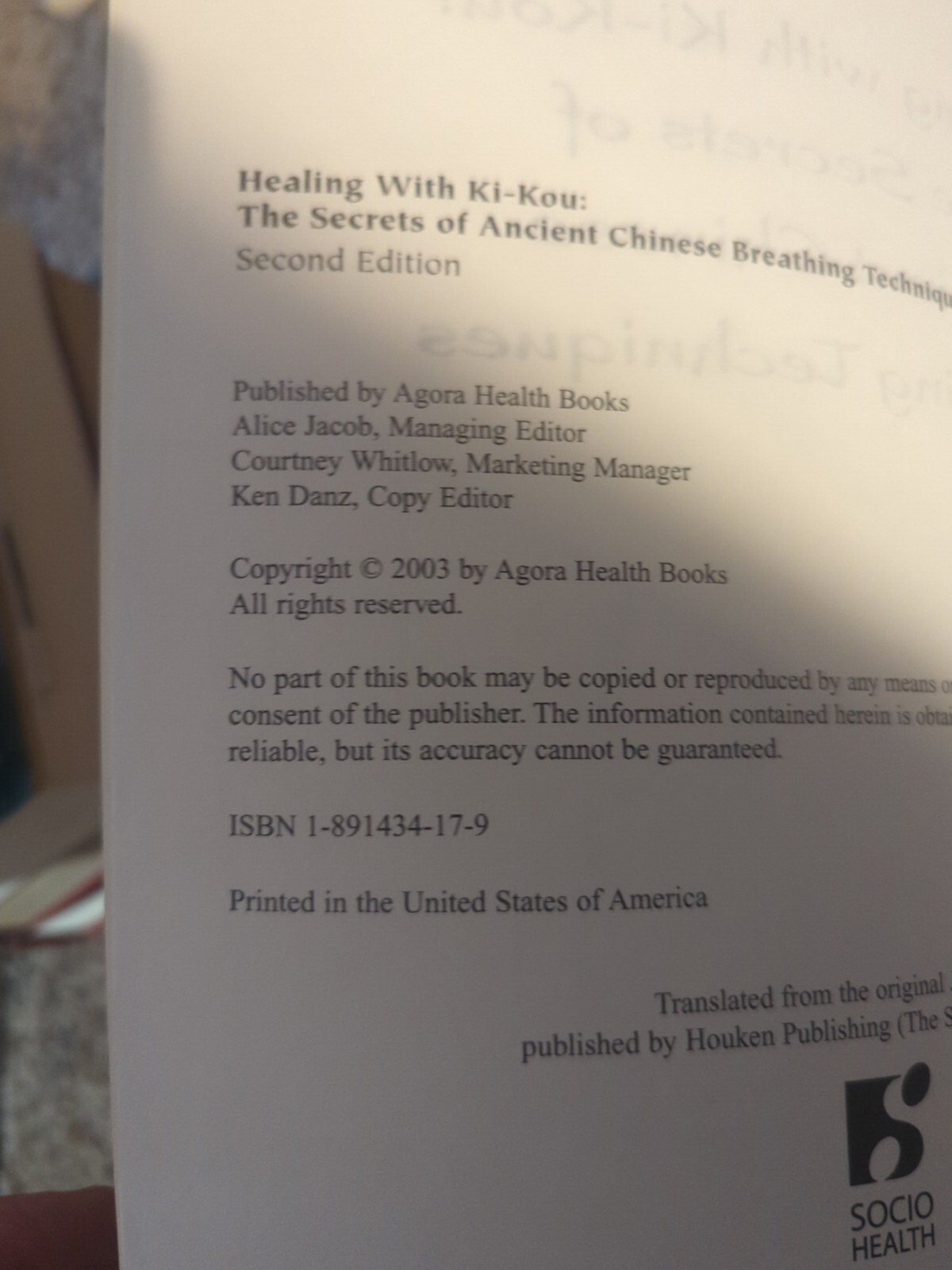 Healing with Ki-Kou : The Secrets of Ancient Chinese Breathing ...