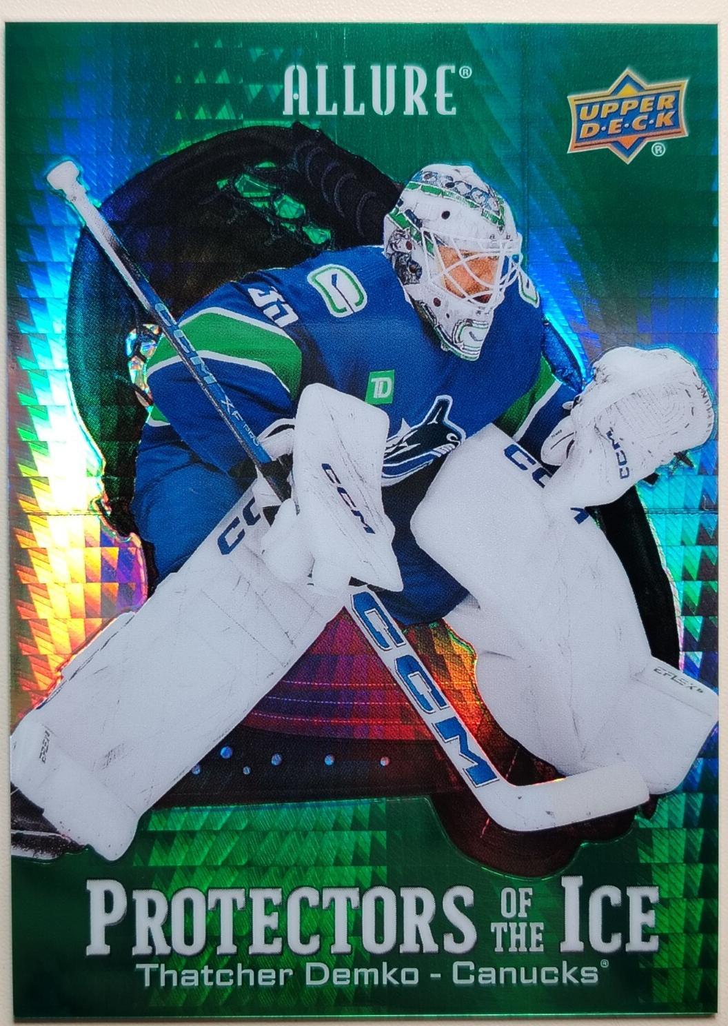 2024-25 Upper Deck Allure - Protectors of the Ice Thatcher Demko #PI-8 ...