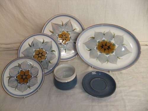 Denby - Chatsworth - vintage fine stoneware tableware, stamps may vary ...