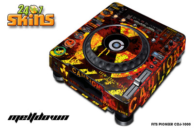 Skin Decal Sticker Wrap for Pioneer CDJ 1000 Turntable DJ Mixer Pro ...