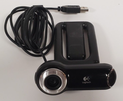 Logitech QuickCam Pro 9000 Webcam V-UBM46 USB Camera With Mic Carl ...