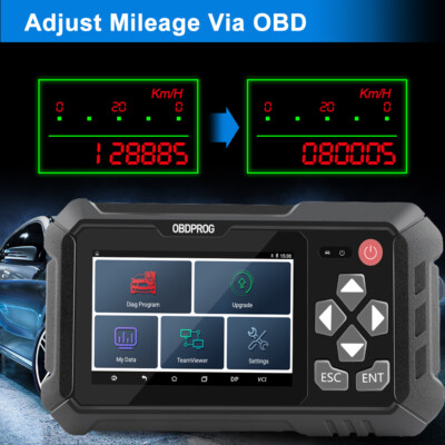 Automotive Odometer Mileage Correction Adjustment Car Oil Reset Scanner ...