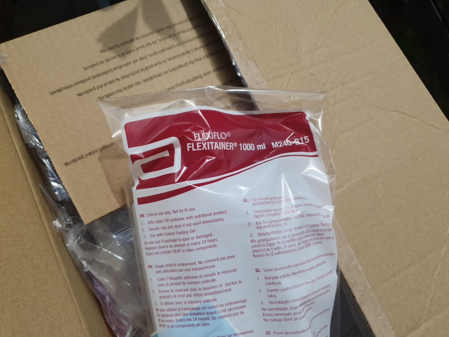 Abbott Flexiflo Flexitainer 1000ml Enteral | Grelly UK