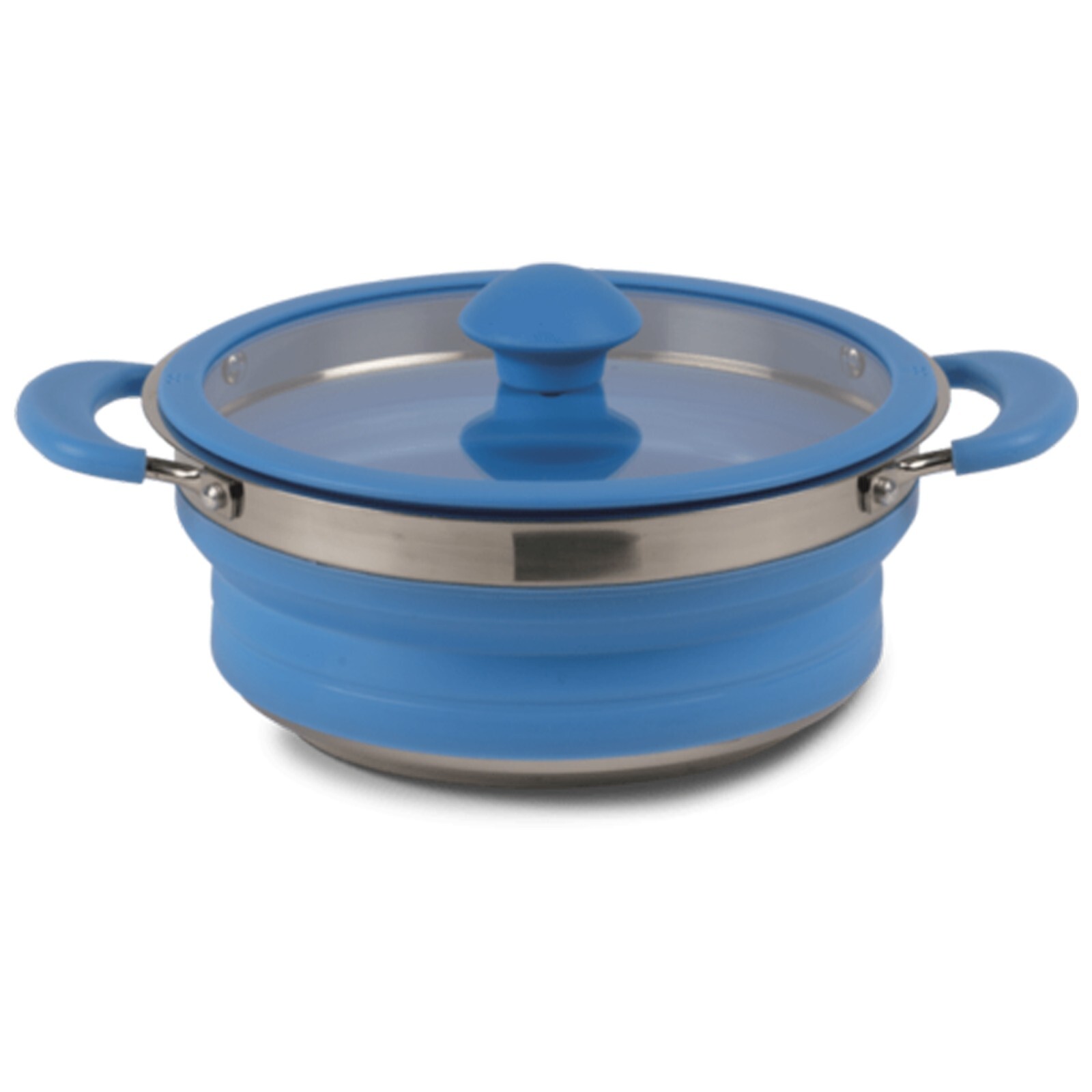 KAMPA COLLAPSIBLE SAUCEPAN 1L/1.5L/3L CMAPING COOKING POT BOWL SAUCE ...