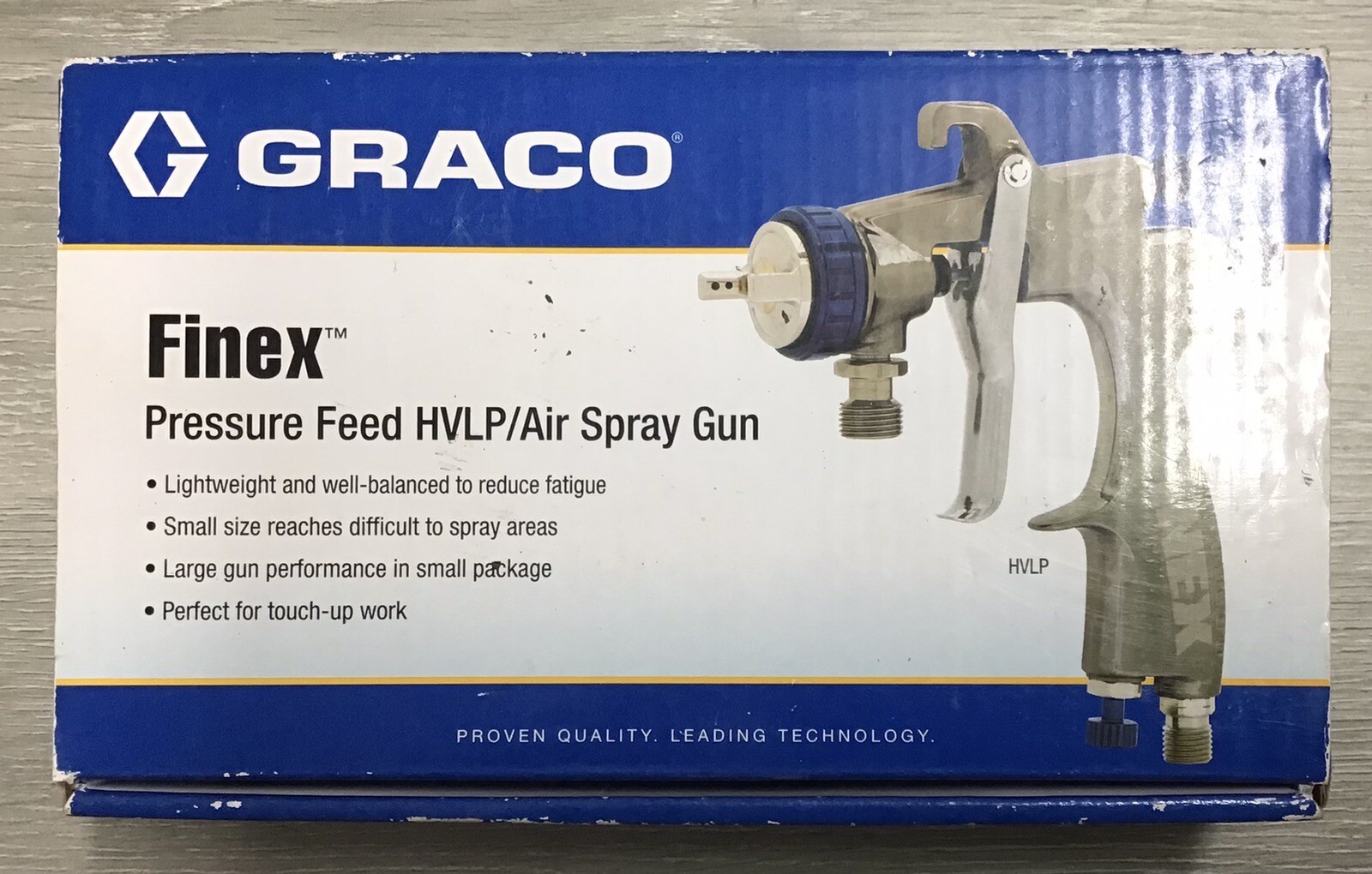 GRACO 289249 - Finex Air Spray Pressure Feed Gun, HVLP - PRE OWNED | eBay
