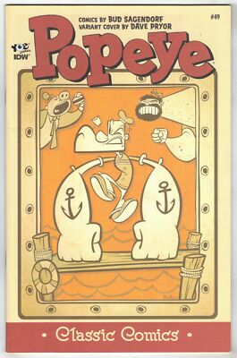 Popeye Classic #49 1:10 Dave Pryor Variant IDW Yoe 2012 VF/NM | eBay