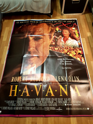 Affiche cinema 120x160, H-A-V-A-N-A,ROBERT REDFORD | eBay