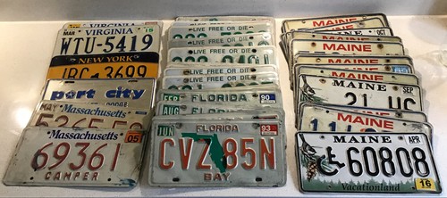 AMERICAN USA United States License Licence / Number Plates SOLD ...