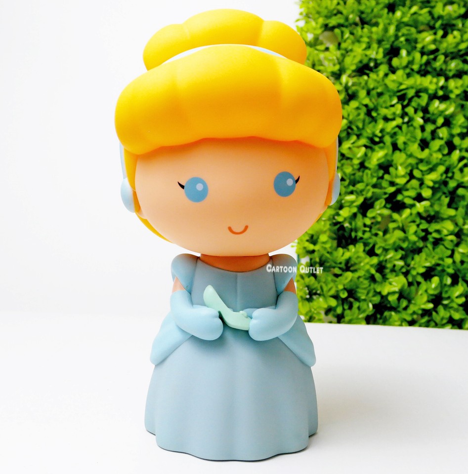 Disney Cinderella Coin Piggy Bank Figural Pvc Collectible Gift Licensed ...