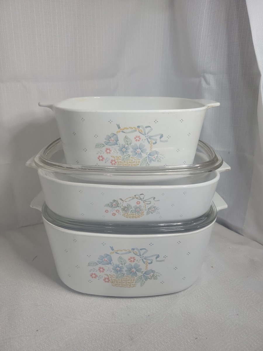 Corning Ware Blue Flower Pattern Corning Ware Cornflower Blue