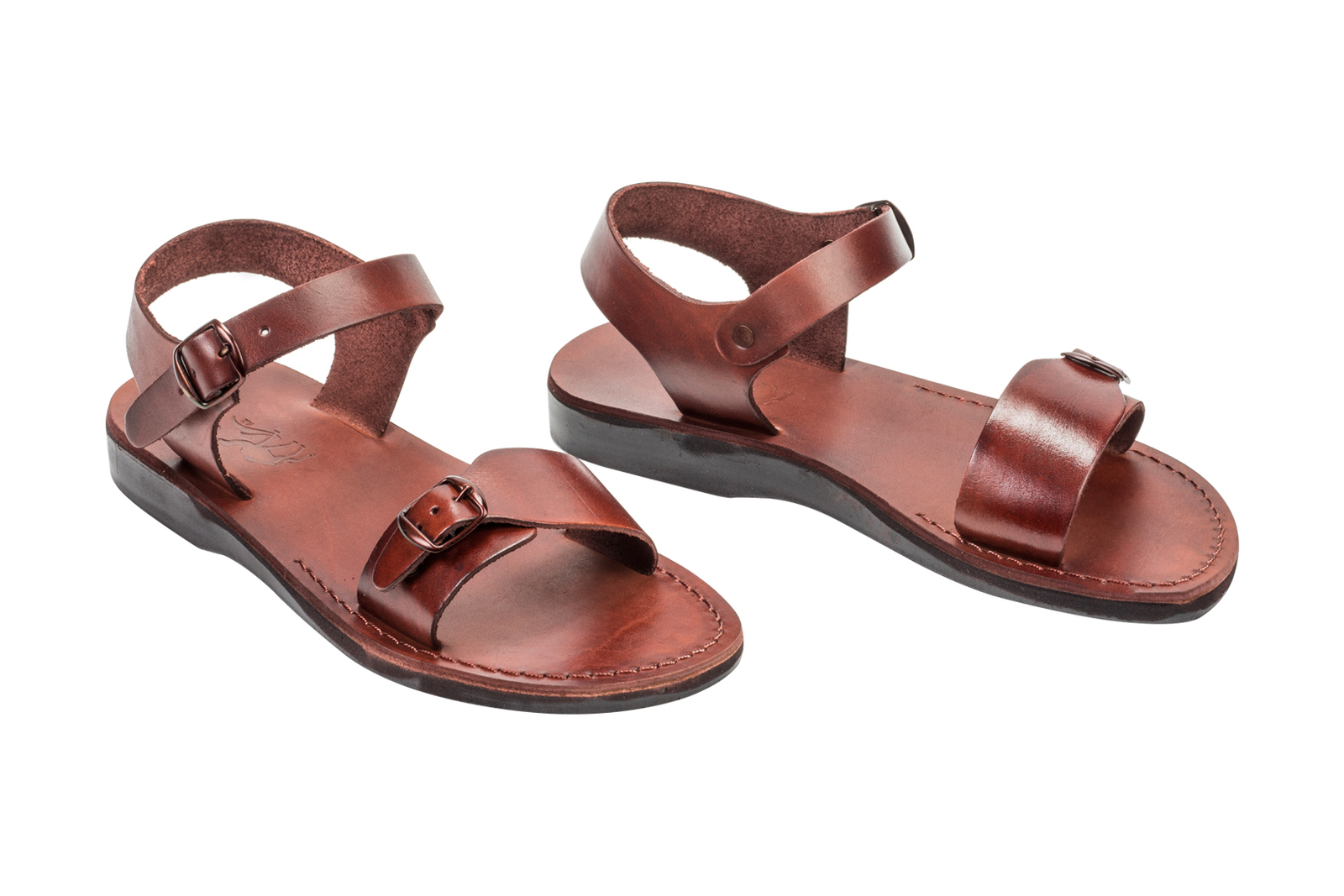 Men's Biblical Sandals Natural Genuine Leather Handmade from Jerusalem ...