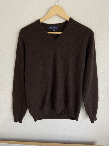 Brooks Brothers 3 Ply Cashmere Sweater Size Medium Women’s V Neck | eBay