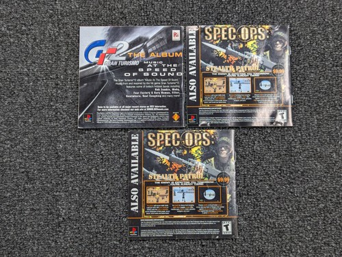 Original Authentic PlayStation 1 Game Manuals & Jewel Case Artwork ...