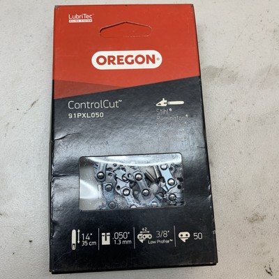 Oregon 14" 91PXL050G ControlCut Chain 3/8" Low Profile .050" 50 DL | eBay