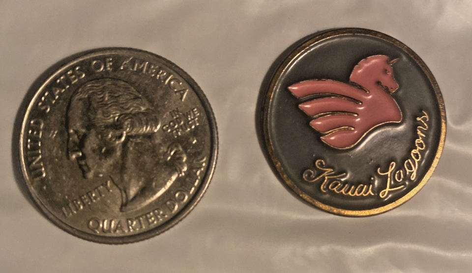 KAIAL LAGOONS GOLF COURSE LIHUE, HAWAII. 1"- COIN STYLE Ball Marker. | eBay