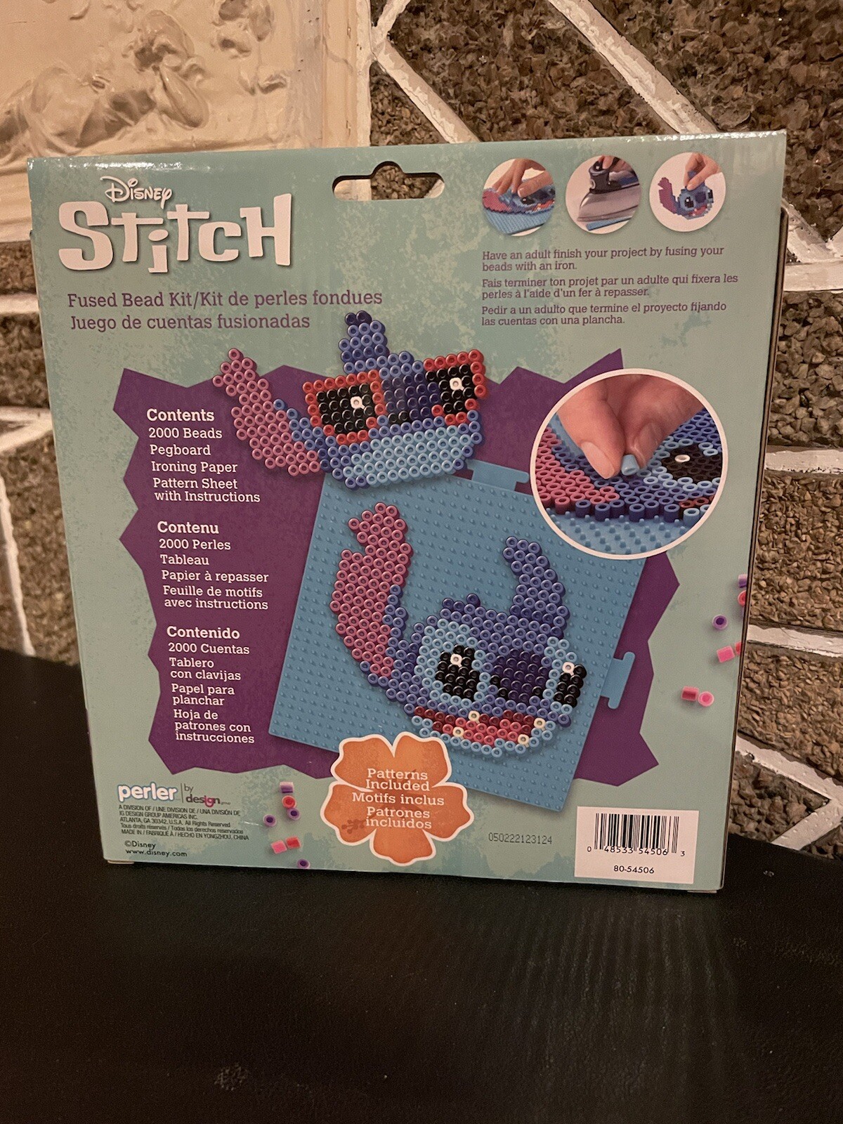 Perler+Disney+Stitch+Fused+Bead+Kit+-+2003+Beads+-+Ages+6 for sale ...