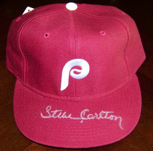 SALE! Steve Carlton Signed Autographed Baseball Cap Hat JSA COA! | eBay