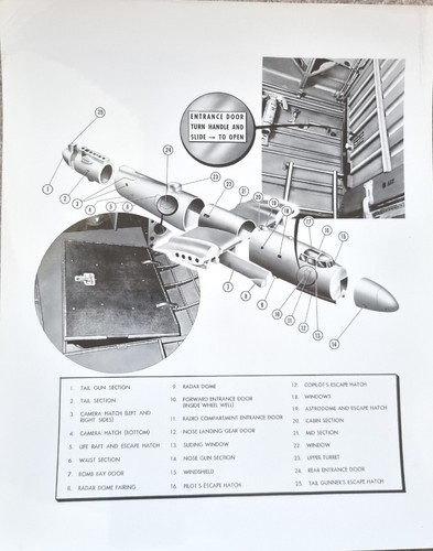 LARGE ORIGINAL WW2 LOCKHEED CONCEPT DRAWING PHOTO PV-1 VENTURA BOMBER ...